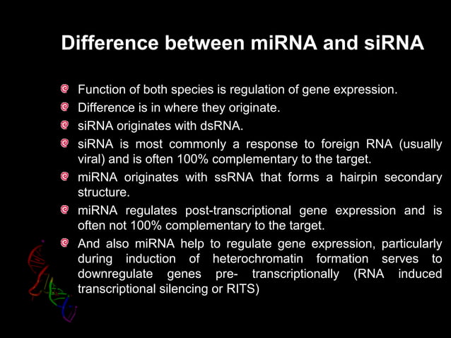 Rna interfernce ppt | PPT | Chemistry | Science