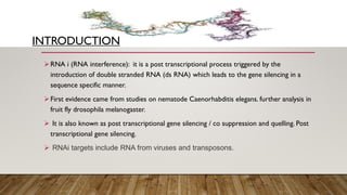 RNAi silencing- miRNA and siRNA and its applications.pdf
