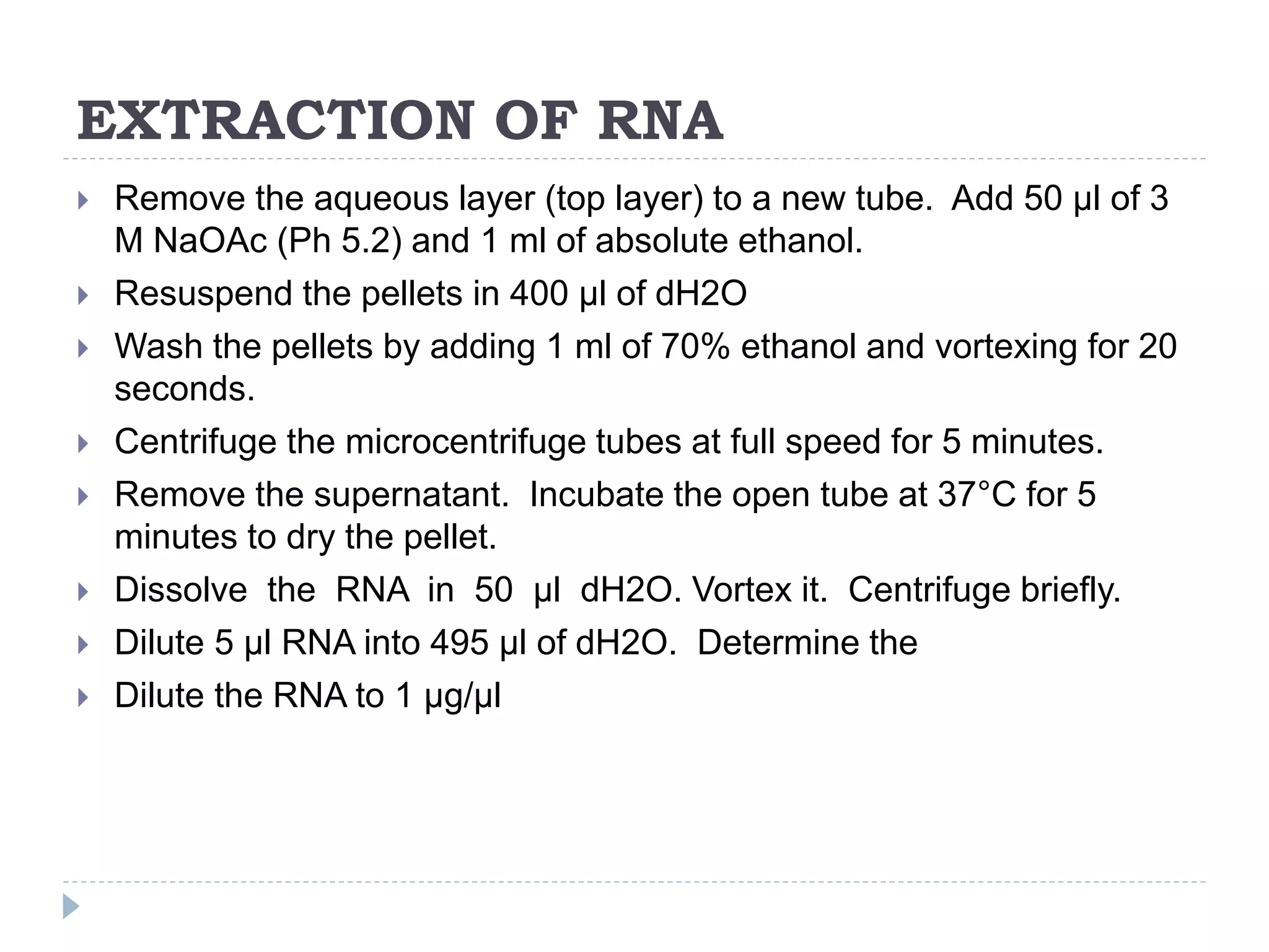 RNA isolation | PPTX