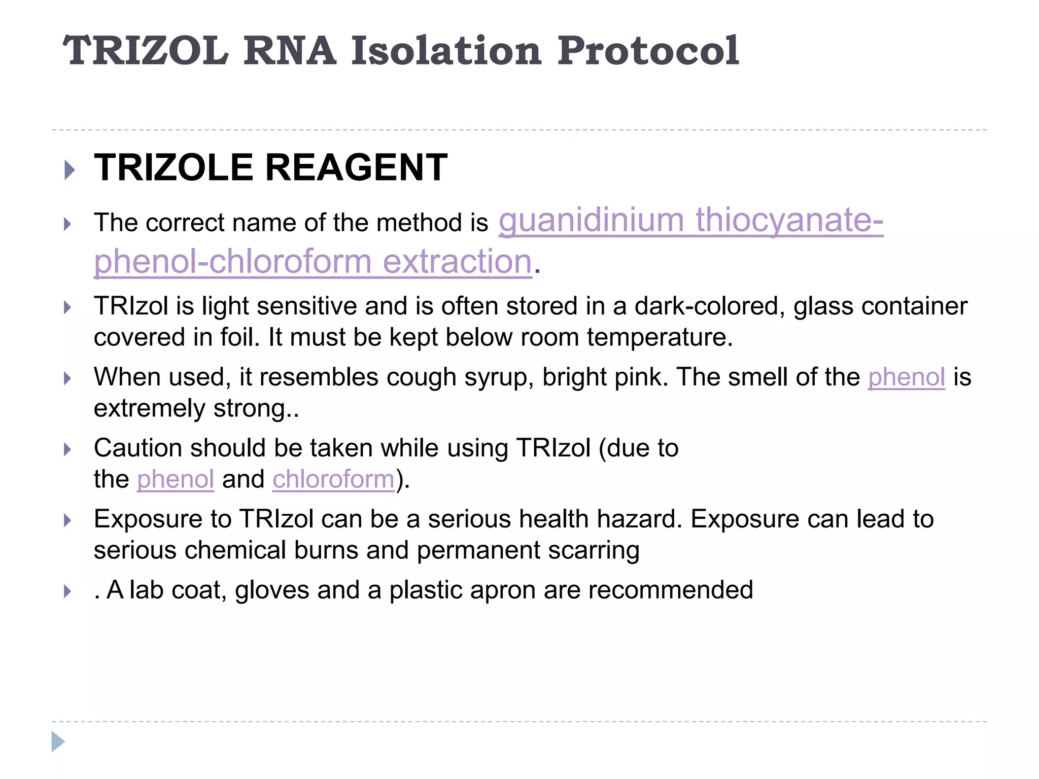 RNA isolation | PPTX