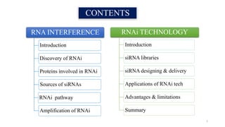 RNA INTERFERENCE TECHNOLOGY | PPT