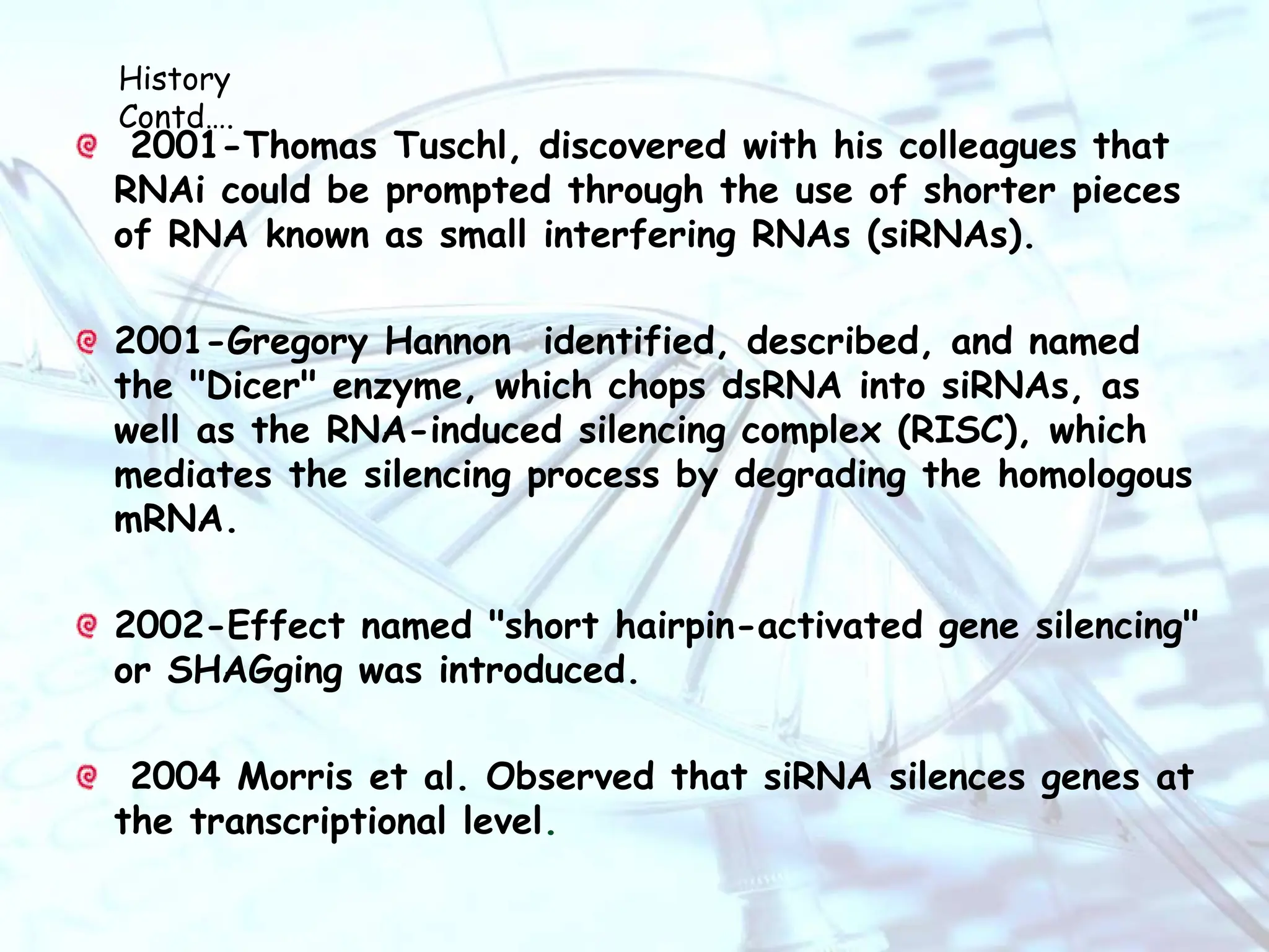 Antisence RNA and RNA Interference Technology | PPT