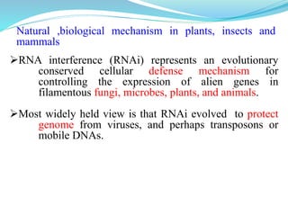 Antisence RNA and RNA Interference Technology | PPT