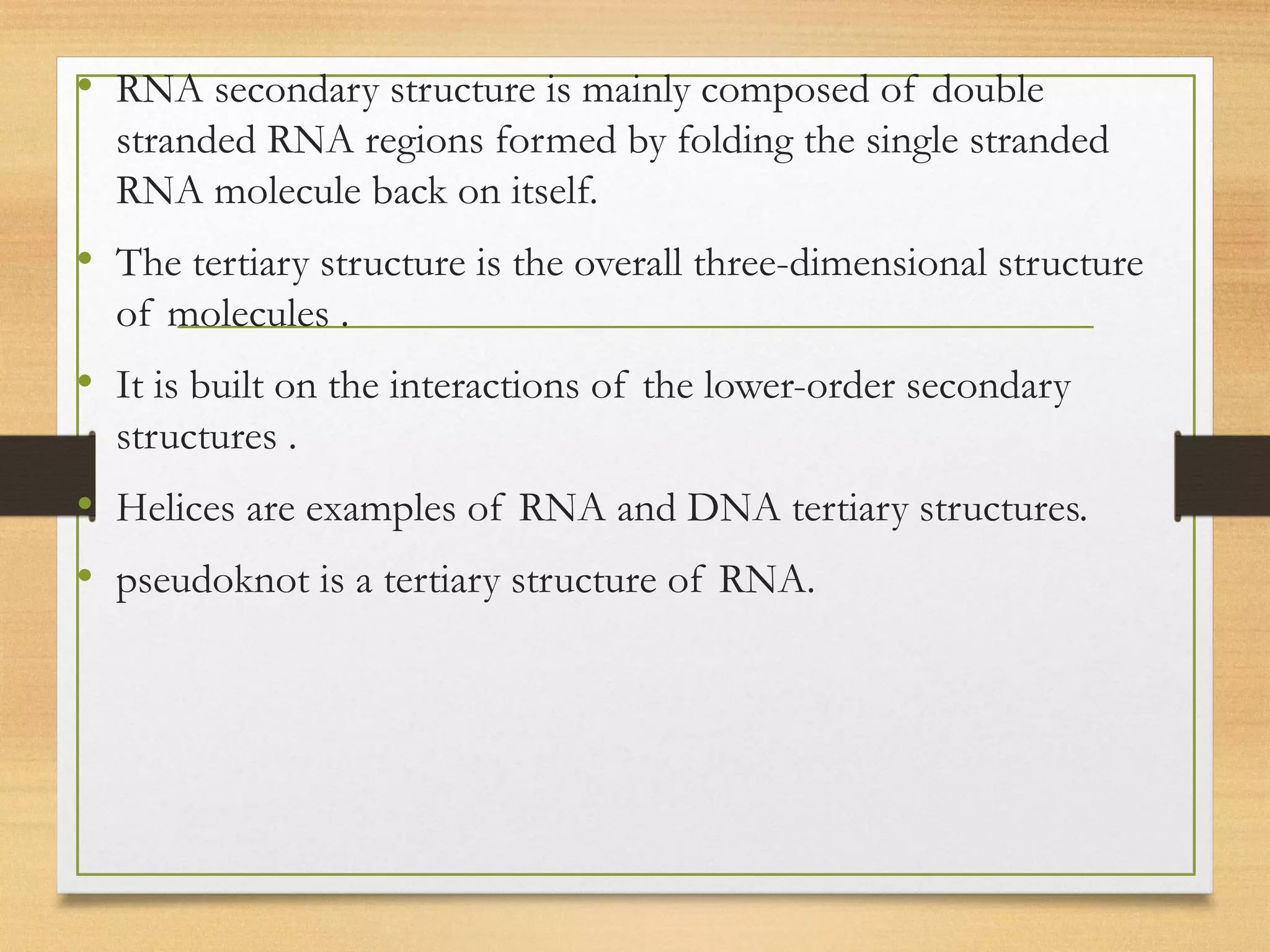Rna Secondary Structure Prediction Ppt