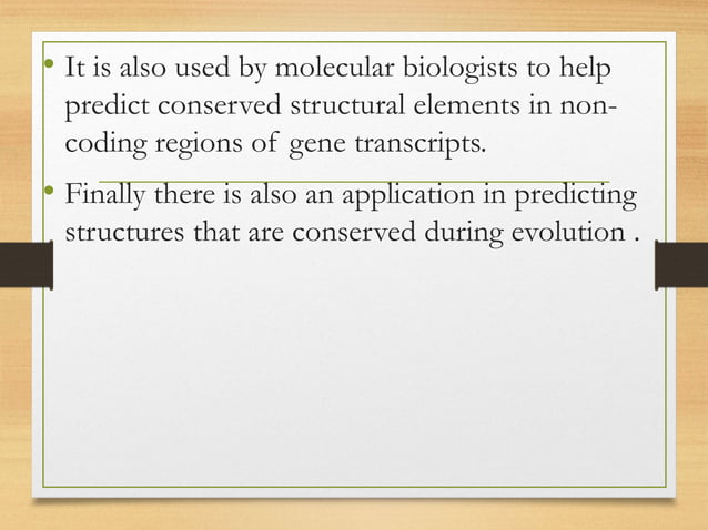 Rna Secondary Structure Prediction Ppt