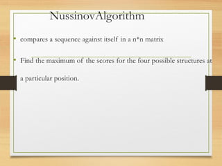 RNA secondary structure prediction | PPT