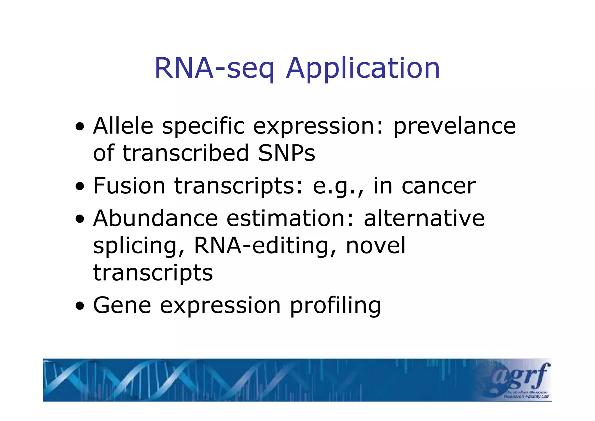 An introduction to RNA-seq data analysis | PDF