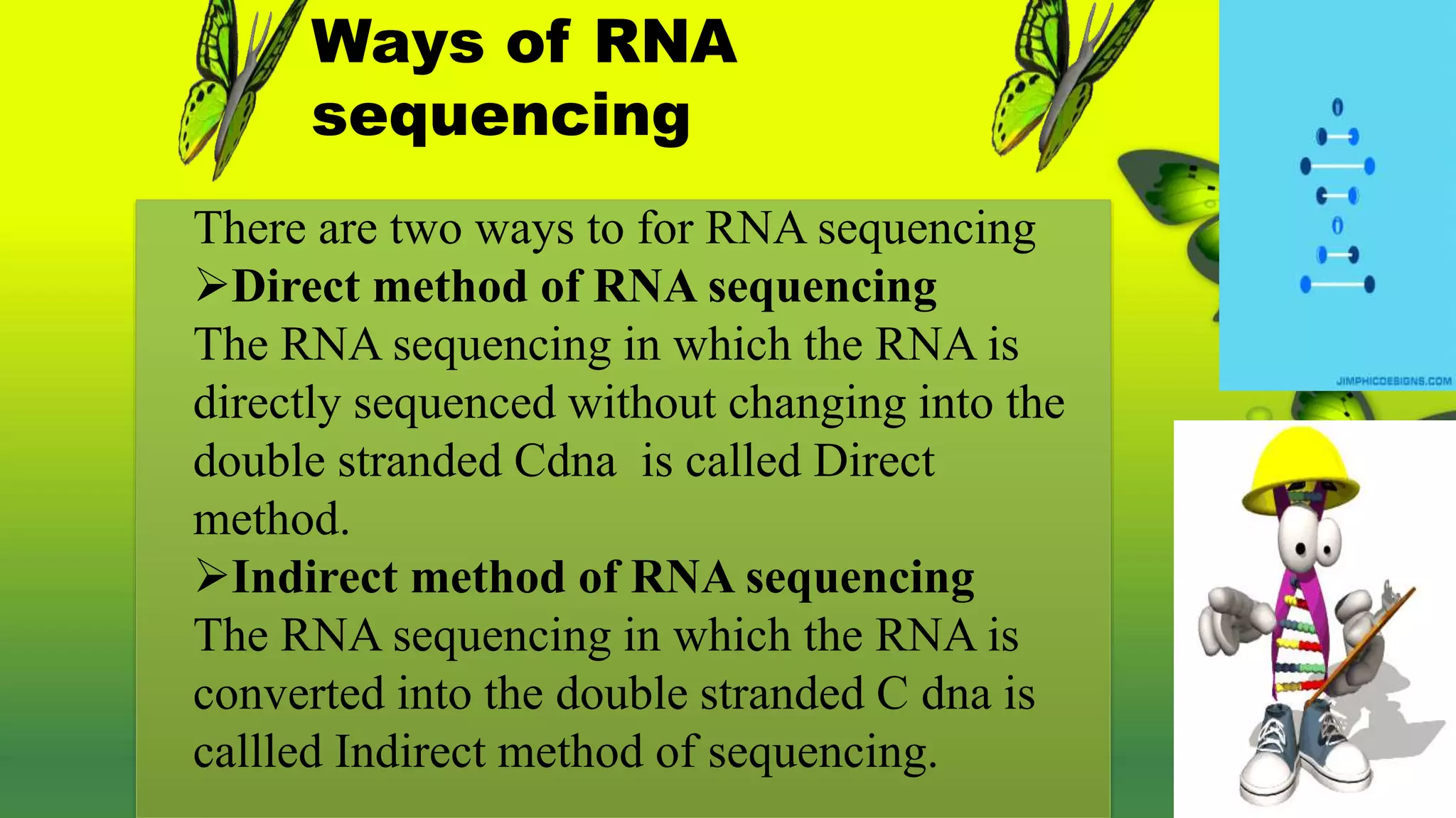 R na sequencing and its methods | PPTX