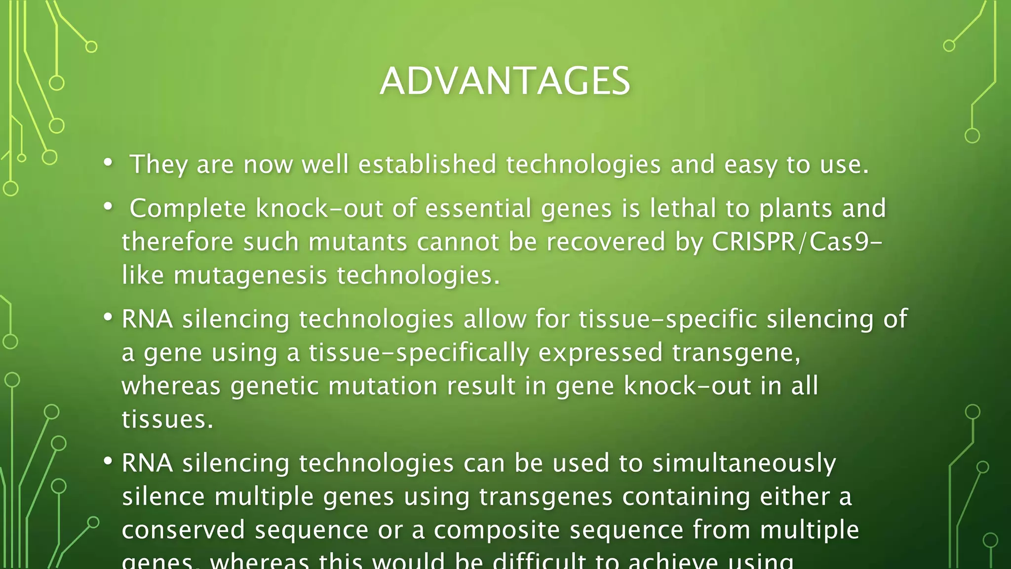 Rna silencing in plants | PPTX