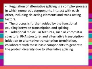 RNA SPLICING | PPTX