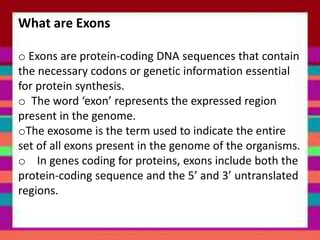 RNA SPLICING | PPTX