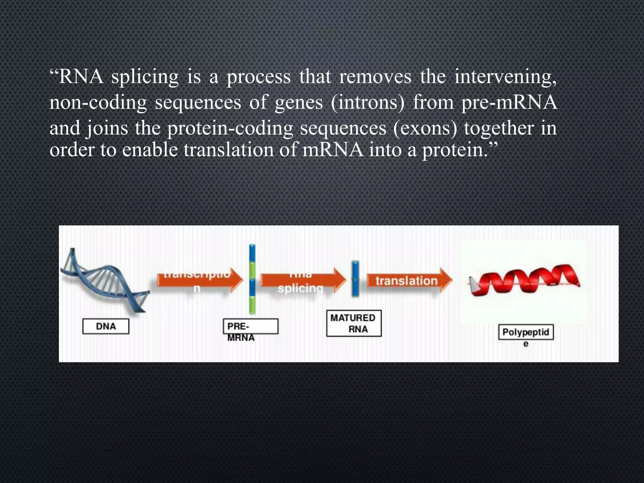 Rna Splicing Pptx