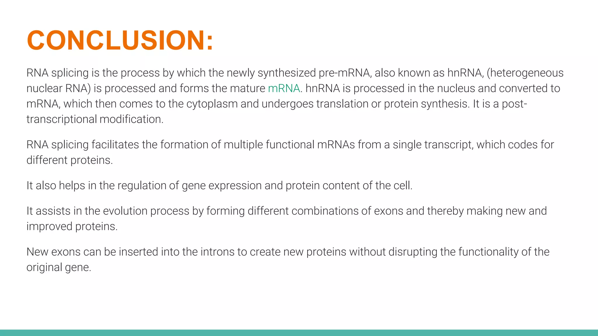 RNA Splicing presentation.pptx