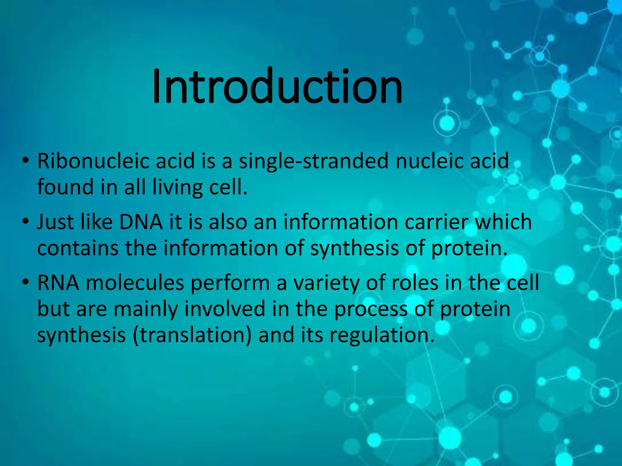 RNA_ Structure-WPS Office.pptx | Biological Sciences | Science