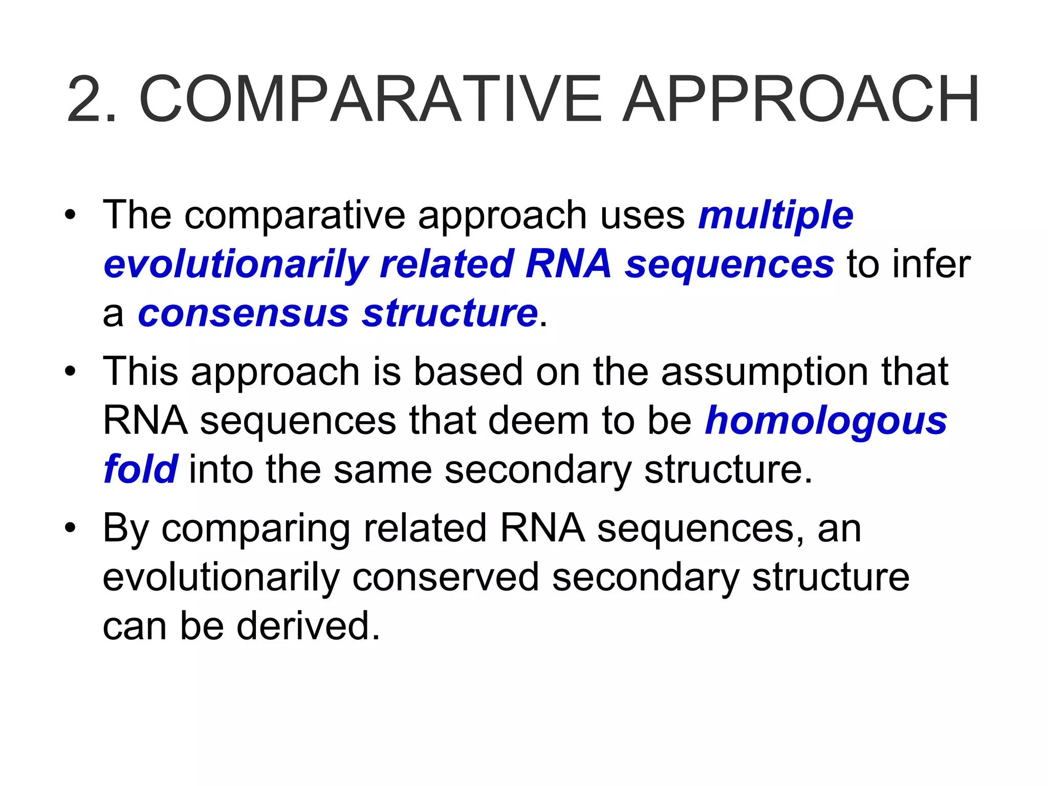 RNA structure analysis | PPT | Programming Languages | Computing