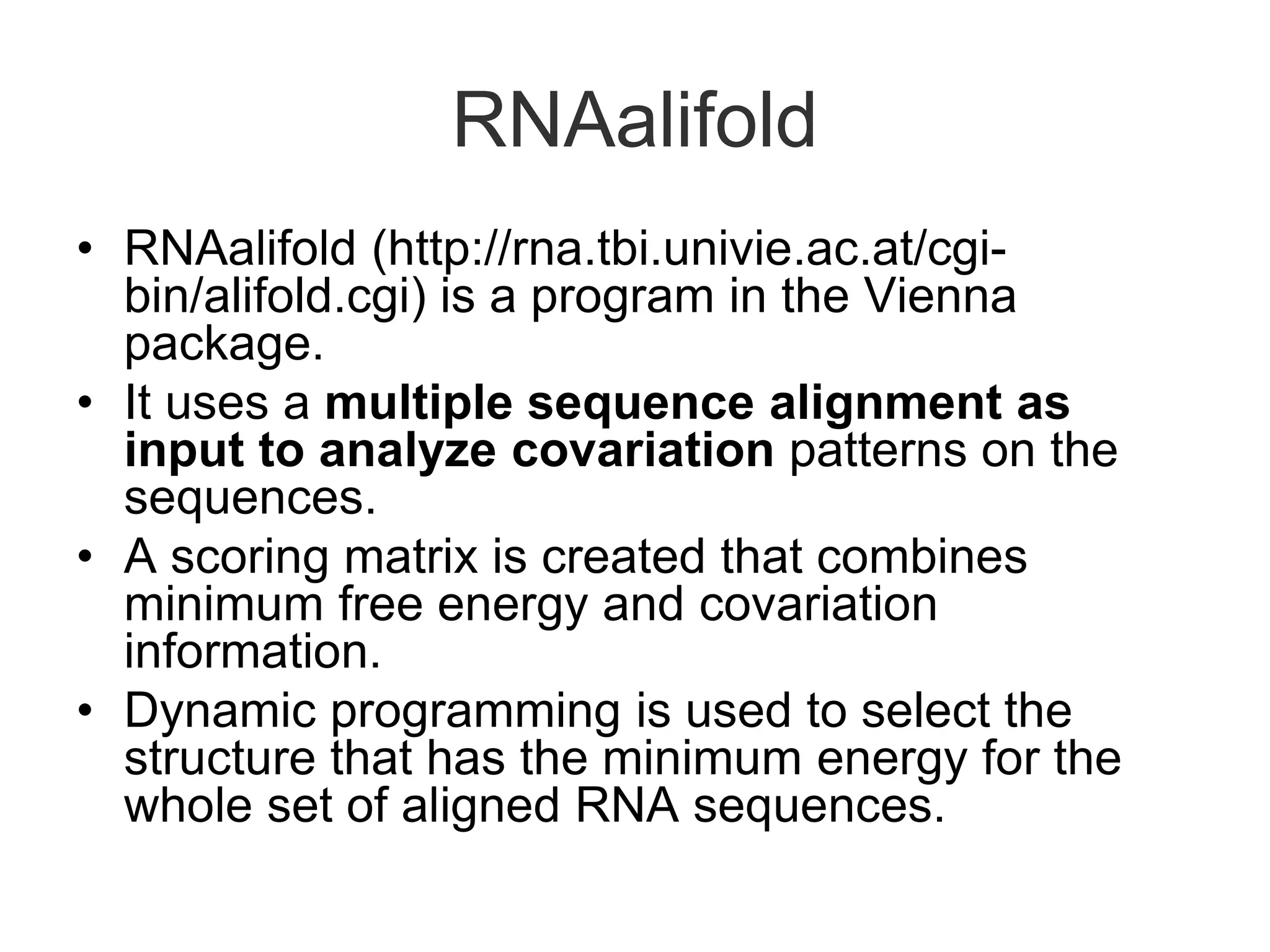 RNA structure analysis | PPT