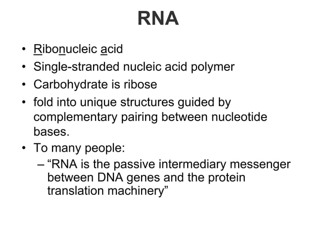 RNA structure analysis | PPT | Programming Languages | Computing