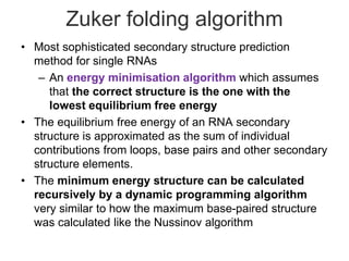 RNA structure analysis | PPT