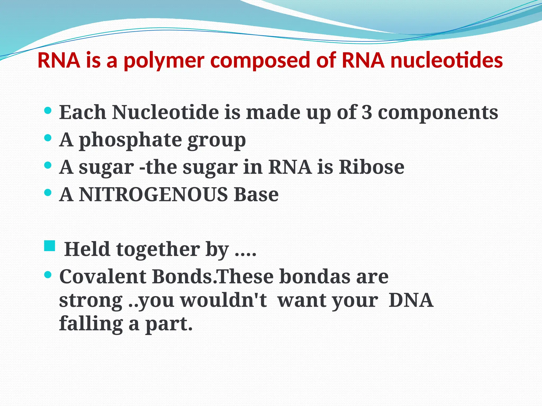 RNA types-structure and functions of mRNA,rRNA and tRNA. | PPTX