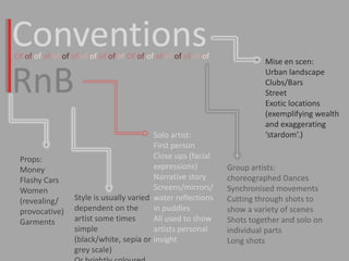 RnB Codes and Conventions | PPT