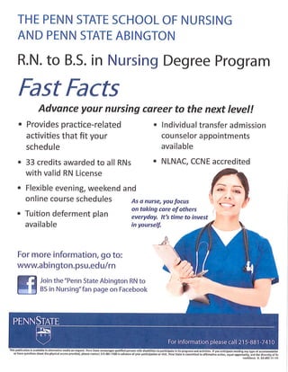 Rn Bs Nursing Fall 2011 | PDF