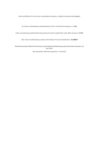 What is R&D as per DSIR? | DOCX