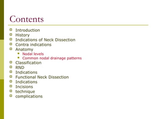 RADICAL NECK DISSECTION SURGICAL ONCOLOGY | PPT