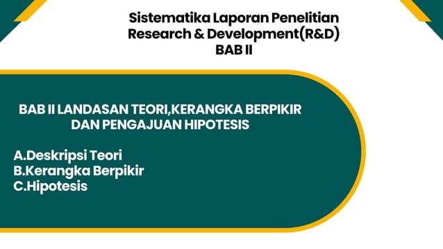 Rnd Metode Pengembangan dalam Penelitian | PPTX
