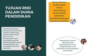 Rnd Metode Pengembangan dalam Penelitian | PPTX