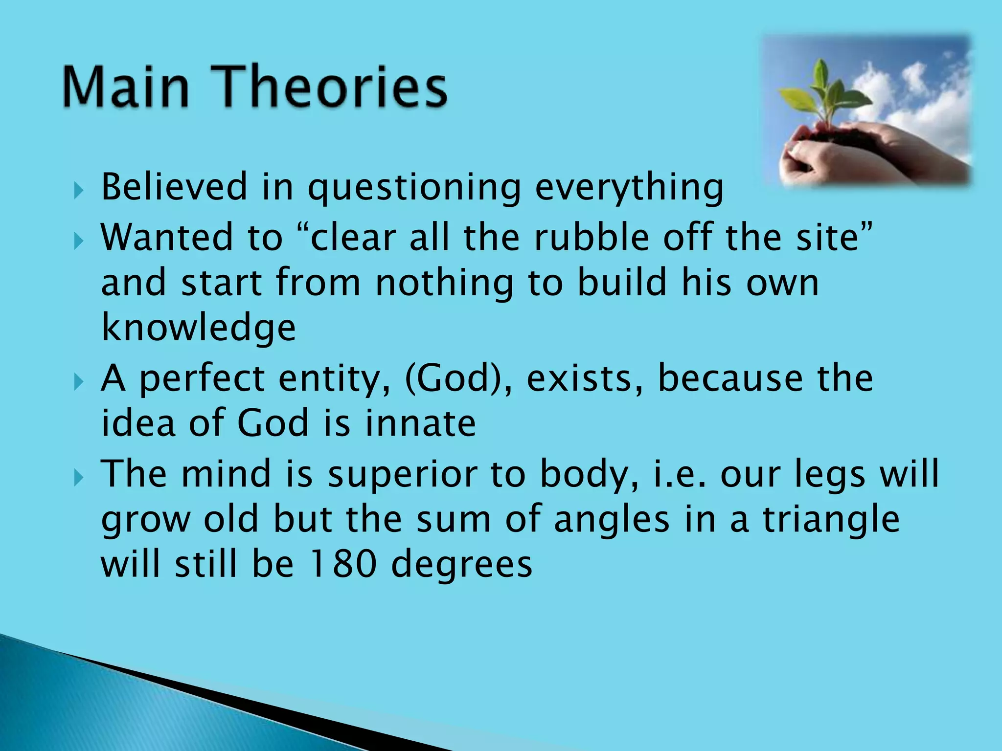 RéNe Descartes Ppt2 | PDF