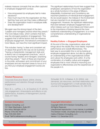 Organizational Culture & Employee Engagement: What’s the Relationship ...