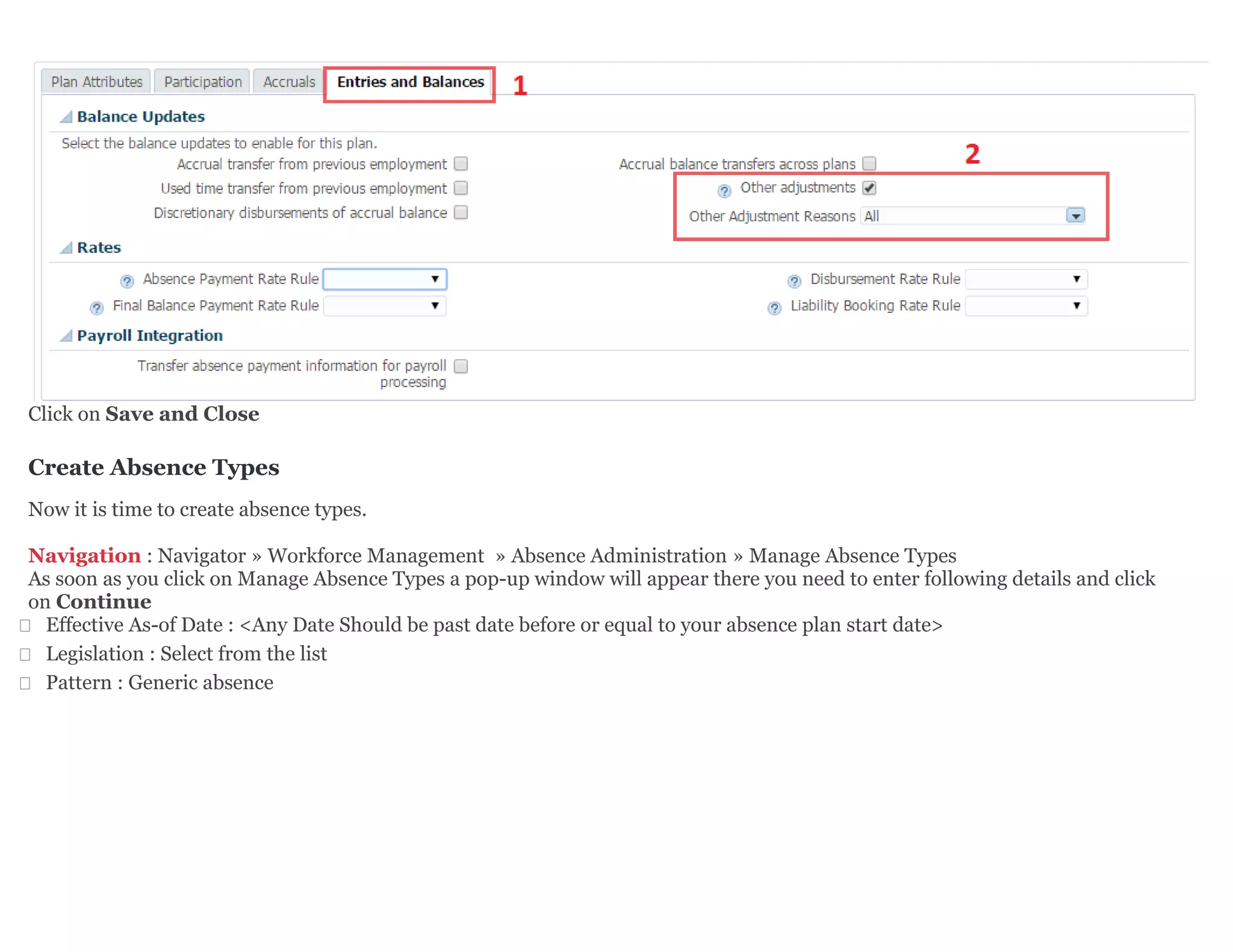 Oracle Fusion Cloud Absence Management | PDF