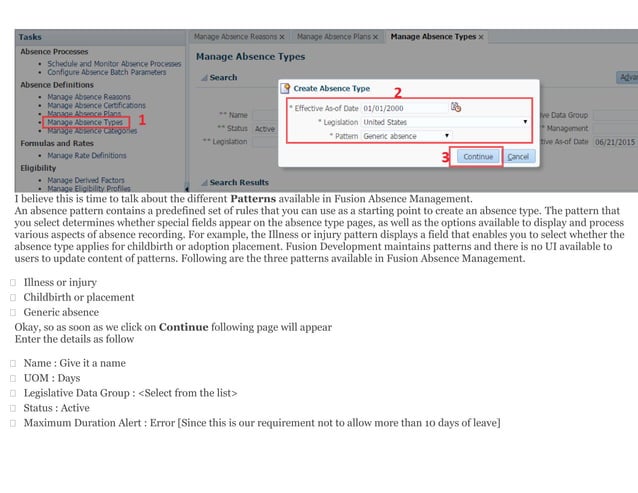 Oracle Fusion Cloud Absence Management | PDF