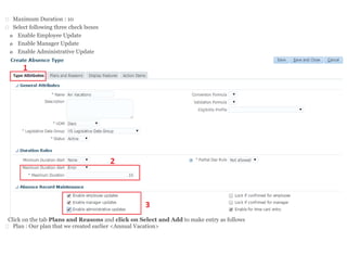 Oracle Fusion Cloud Absence Management | PDF