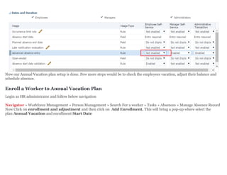 Oracle Fusion Cloud Absence Management | PDF