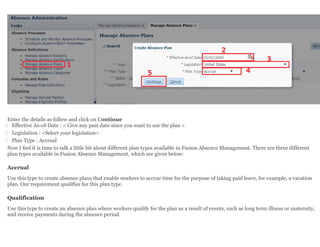 Oracle Fusion Cloud Absence Management | PDF