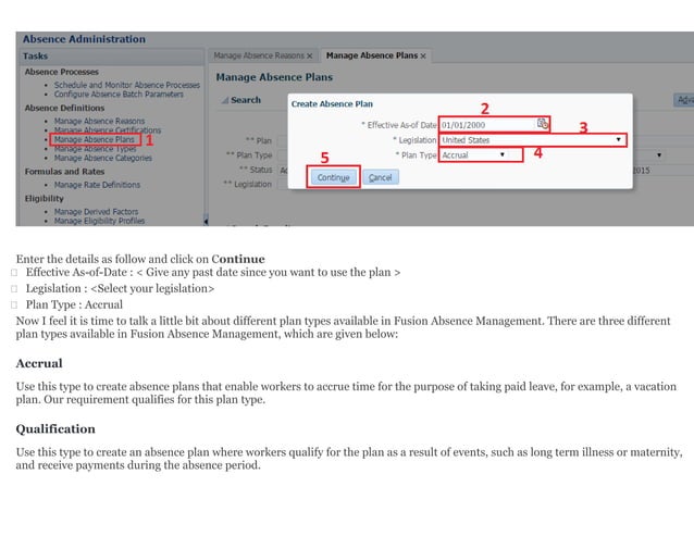 Oracle Fusion Cloud Absence Management | PDF