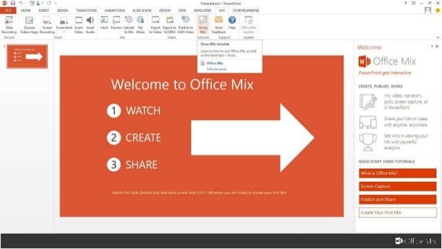 Powerpoint office mix - rocgogo