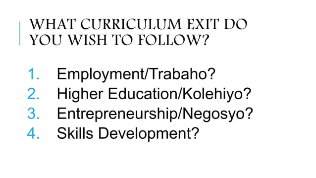 rnhs shs curriculum exits.pptx | Secondary Education | Education