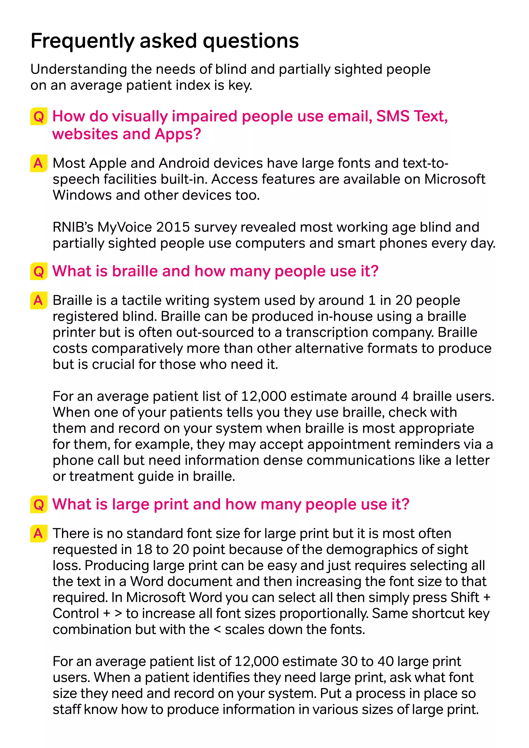 Rnib faq leaflet-gp-practice-manager-for-1605-implementation-oct2016 | PDF