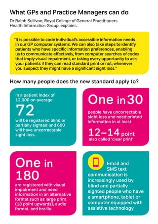 Rnib faq leaflet-gp-practice-manager-for-1605-implementation-oct2016 | PDF