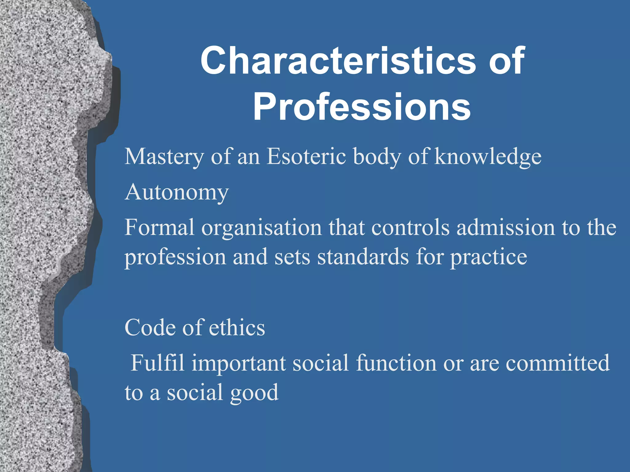 Professional context of ICT (Need of professionalism) | PPT