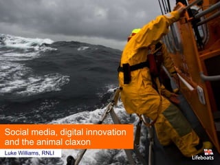 LDD Southern Summit 2013 - RNLI - Social media, digital innovation and ...