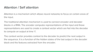 Concepts of Temporal CNN, Recurrent Neural Network, Attention | PDF