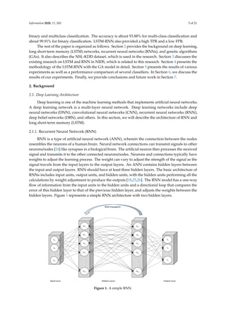 Using a Long Short-Term Memory Recurrent Neural Network (LSTM-RNN) to Classify Network Attacks | PDF