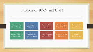Deep Learning - RNN and CNN | PPTX
