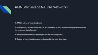 Rnn and lstm | PDF