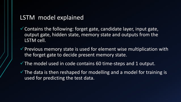 RNN ARCHITECTURES: LSTM and GRU WITH TENSORFLOW BACKEND | PPTX
