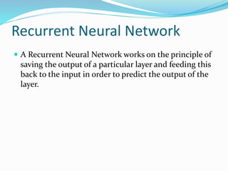 RNN basics in deep learning | PPT