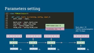 RNNLM in TensorFlow | PPT